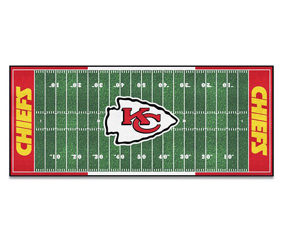 Kansas City Chiefs Football Field Runner - NFL – JAVI Sports
