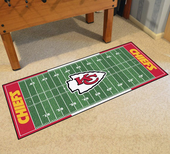 Kansas City Chiefs Football Field Runner - NFL – JAVI Sports