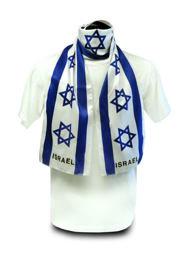 Israel Flag Print Scarf - JAVI Sports