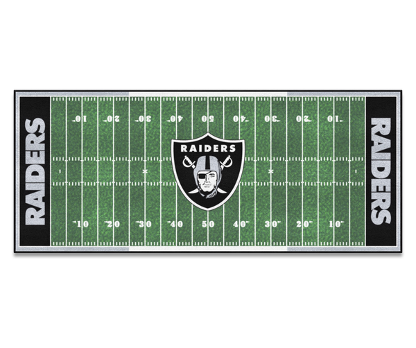 Las Vegas Raiders Football Field Runner - NFL – JAVI Sports